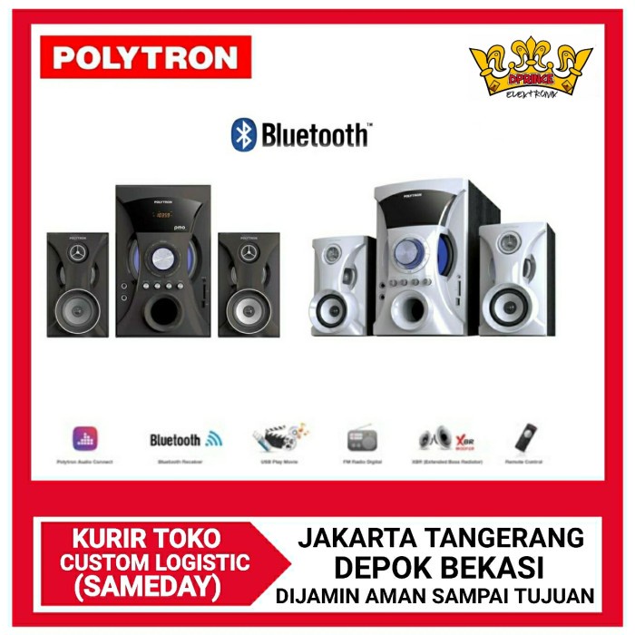 Jual Polytron Multimedia Pma 9505 Bluetooth Speaker Subwoofer Aktif