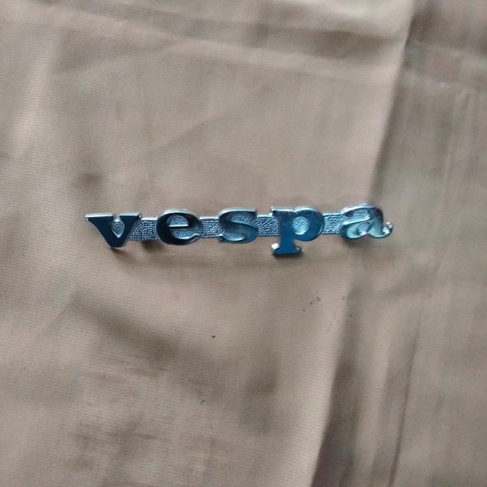 Jual Emblem logo balok vespa super sprint px excel exclusive chrome ...