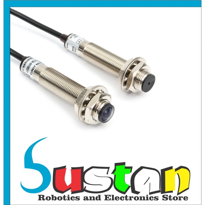 Jual PROMO!!! M12 BEAM LASER SENSORS 0-20M 200MA VISIBLE LIGHT ...
