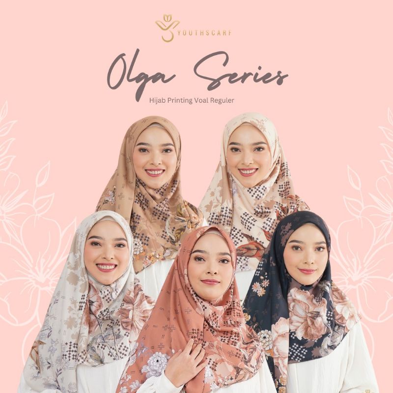 Jual Youthscarf - ( OLGA SERIES) - Hijab printing - Hijab segiempat ...