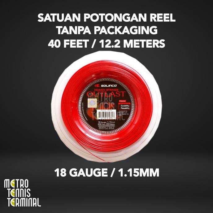 Jual Solinco Outlast 16L / 16 / 17 / 18g String ( Senar Raket Tenis ...