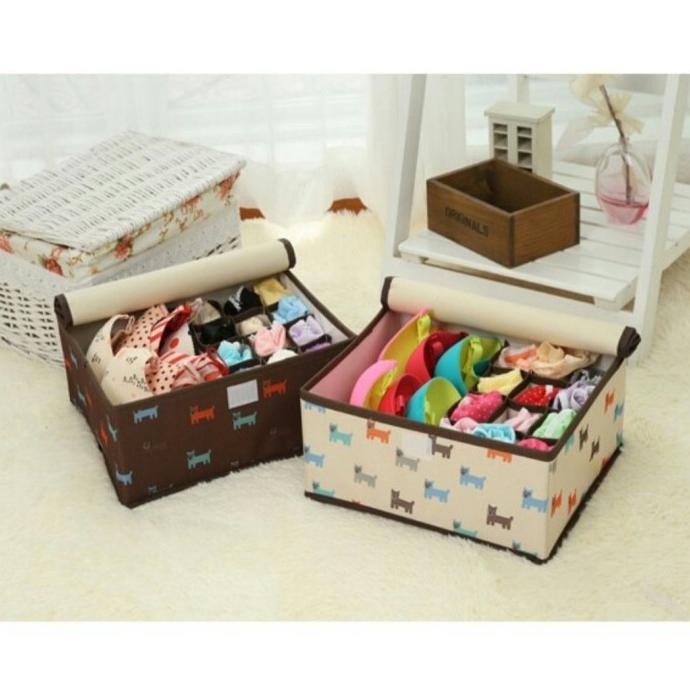 Jual Limited Underwear And Bra Storage 2 In 1 - Tempat Simpan Bra Dan ...