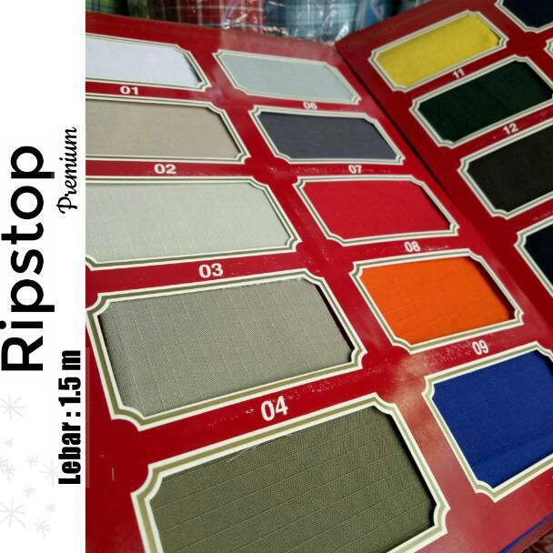 Jual Zvf99 Bahan Kain Ripstop RIPSTOK Ribstop Ribstok polos seragam ...