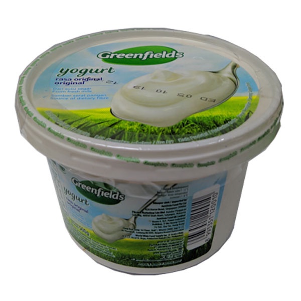Jual GREENFIELDS YOGURT ORIGINAL 500 GR | Shopee Indonesia