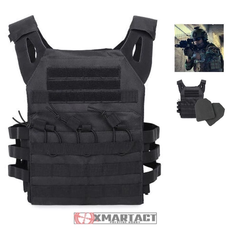 Jual Produk Terkini.. Tactical Vest Body Armor JPC Molle Rompi Eirsoft WGG Plate Carrier FS0 ...