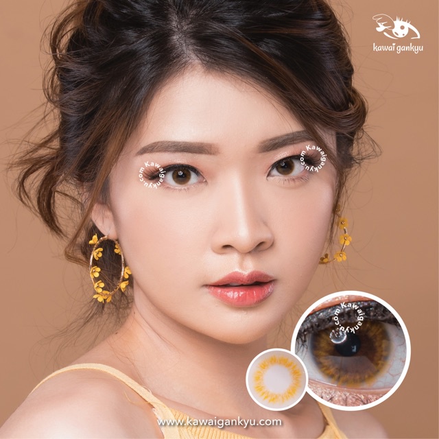 Jual RNJ KAWAI GANKYU SOFTLENS - PRINCESS SPANISH BROWN (1BOTOL) I2Y | Shopee Indonesia