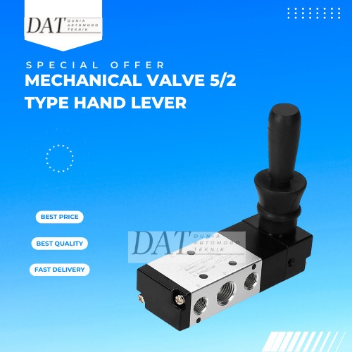 Jual 4H210-08 Pneumatic Mechanical Hand Lever Valve Switch Type 4H 210 08 | Shopee Indonesia