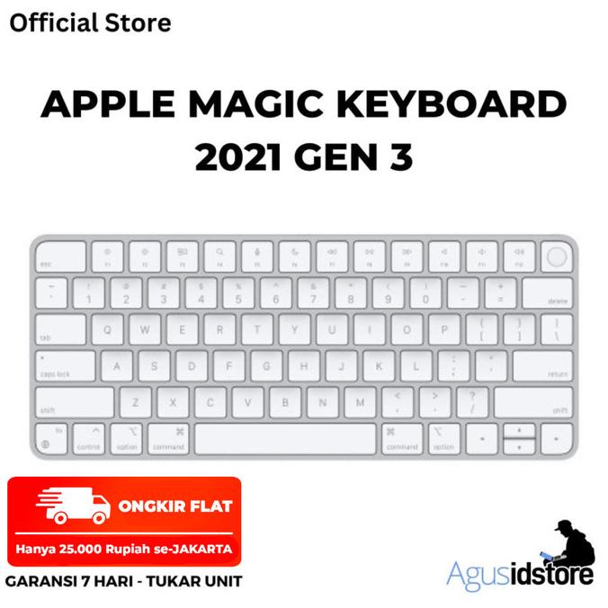 Jual Apple Magic Keyboard 2021 Gen 3 MK2A3 Resmi iBox Original | Shopee ...