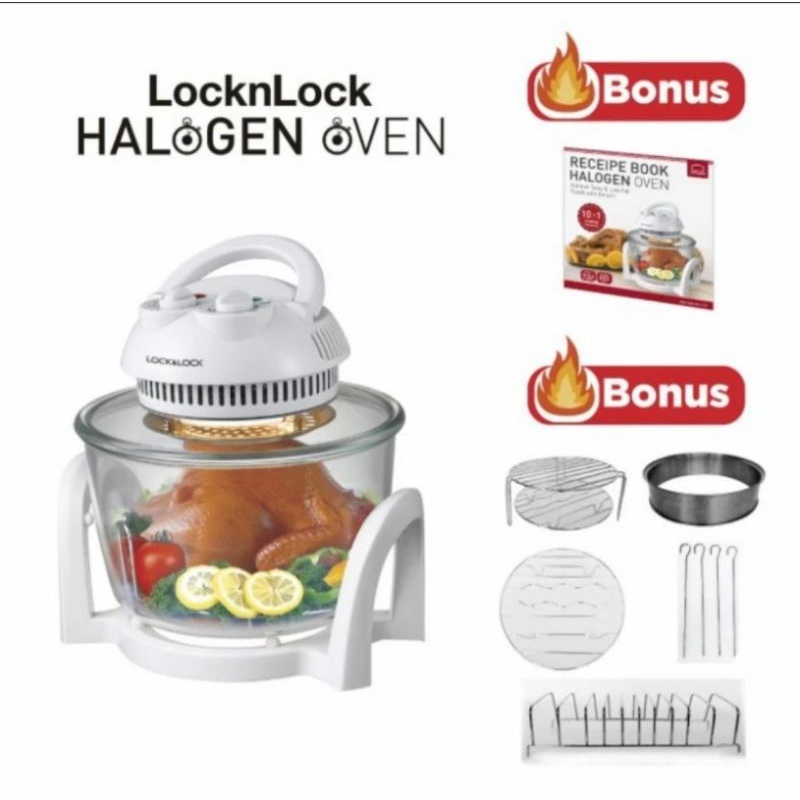 Jual Lock n Lock Lock&Lock Halogen Oven Set Multifungsi 10 in 1 ...