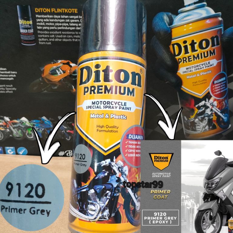 Jual REKOMENDASI!. Pilok Pilox Cat DITON Premium Primer Grey 9120 Epoxy ...