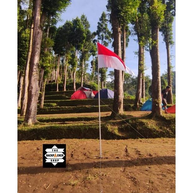 Jual Paket Tiang Bendera Lapangan Tinggi 3 Meter + Bendera ...