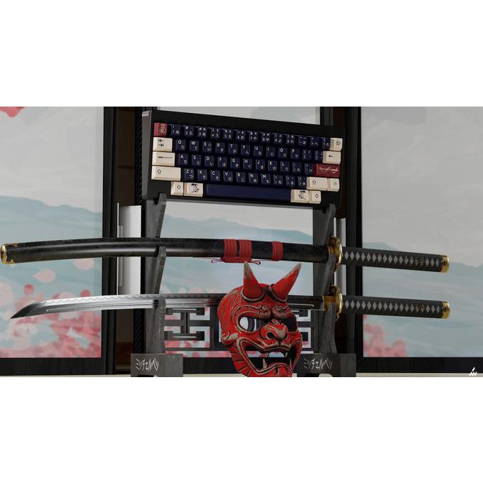 Jual New!! Pbtfans Ronin - Abs Cherry Profile Double Shot Keycaps Set ...