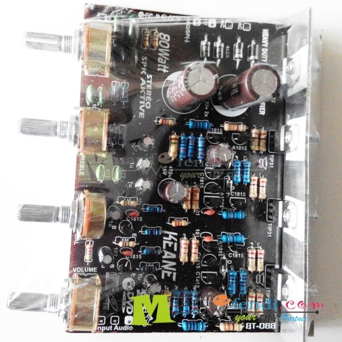 Jual KIT Speaker Aktif Active Tone Control dan Amplifier 80Watt PS very ...