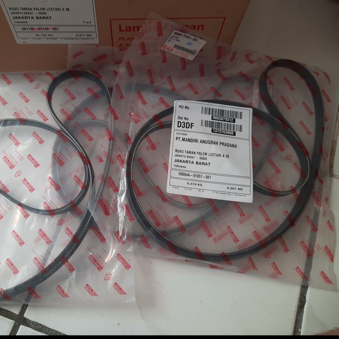 Jual fan belt fanbelt tali kipas avanza xenia 2012 2013 2014 2015 ori ...