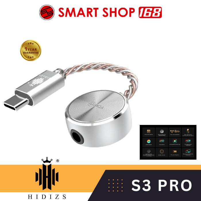 Jual HIDIZS S3 PRO MQA ULTRA PORTABLE HI-RES DAC DONGLE | Shopee Indonesia