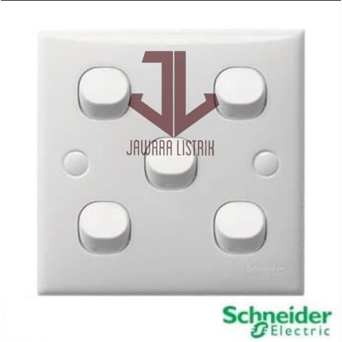 Jual Sale SAKLAR 5 MATA ISI 5 SCHNEIDER CLIPSAL CLASSIC INBOW /SAKLAR ...