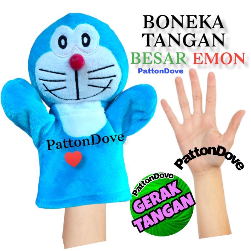 Jual BONEKA TANGAN DORAEMON PREMIUM HAND PUPPET ANIMAL BINATANG HEWAN ...