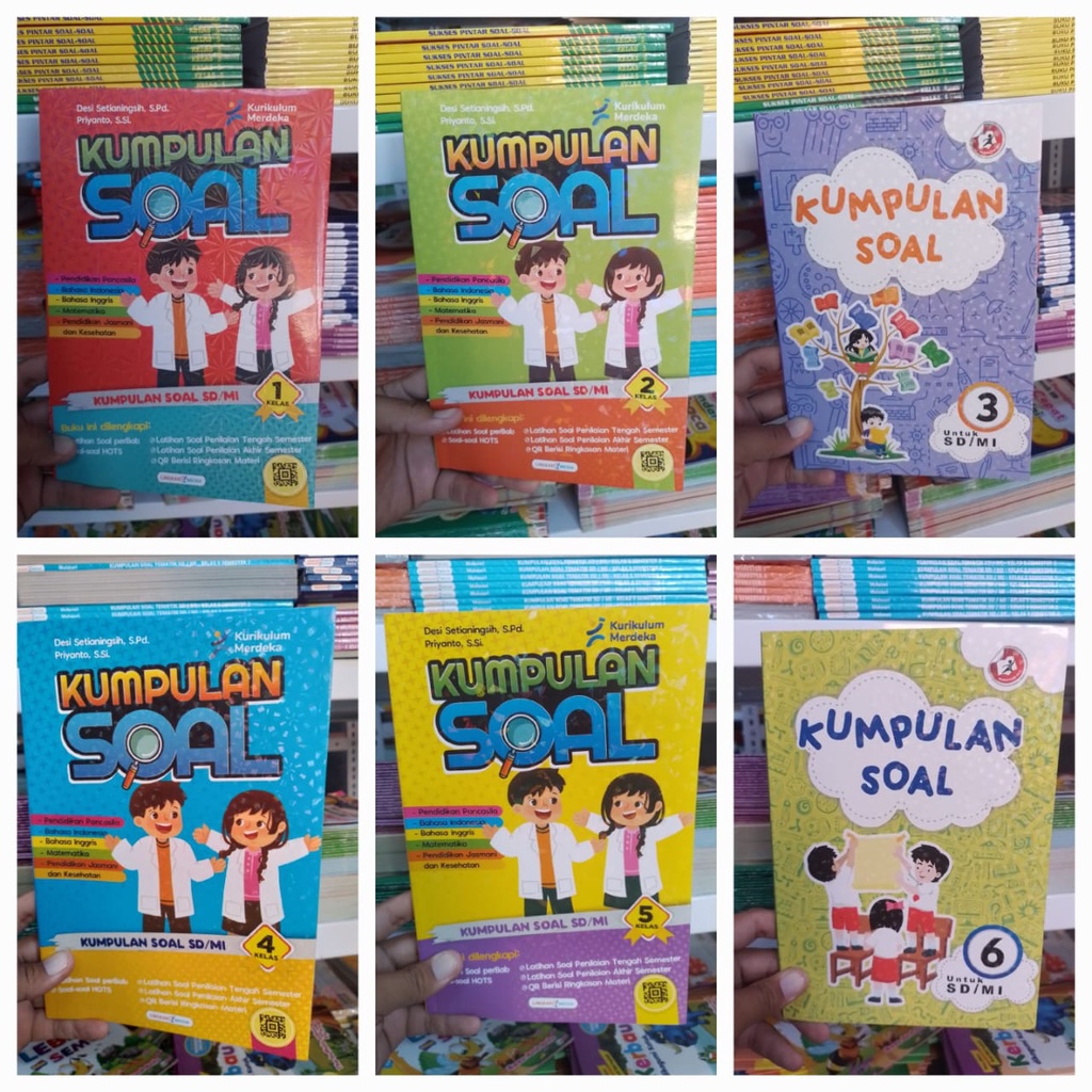 Jual Kumpulan Soal SD/MI Kurikulum Merdeka Kelas 1 2 3 4 5 6 Lengkap Kunci Jawaban - Lingkar ...