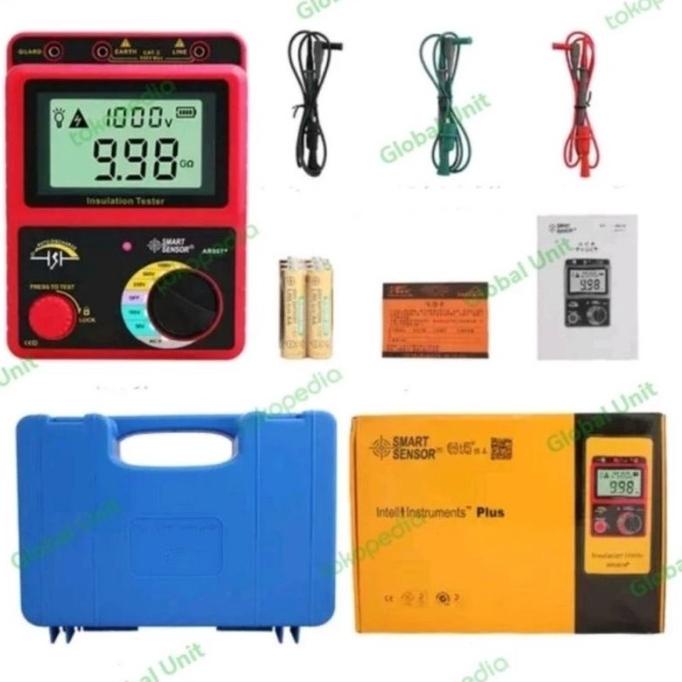 Jual Smart Sensor AR907+ Digital Insulation Tester Megger High Voltage ...