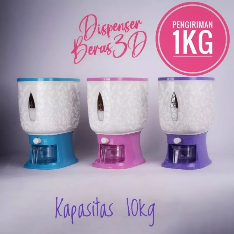 Jual Dispenser Beras 10 Kg Wadah Beras 10 Kg | Shopee Indonesia