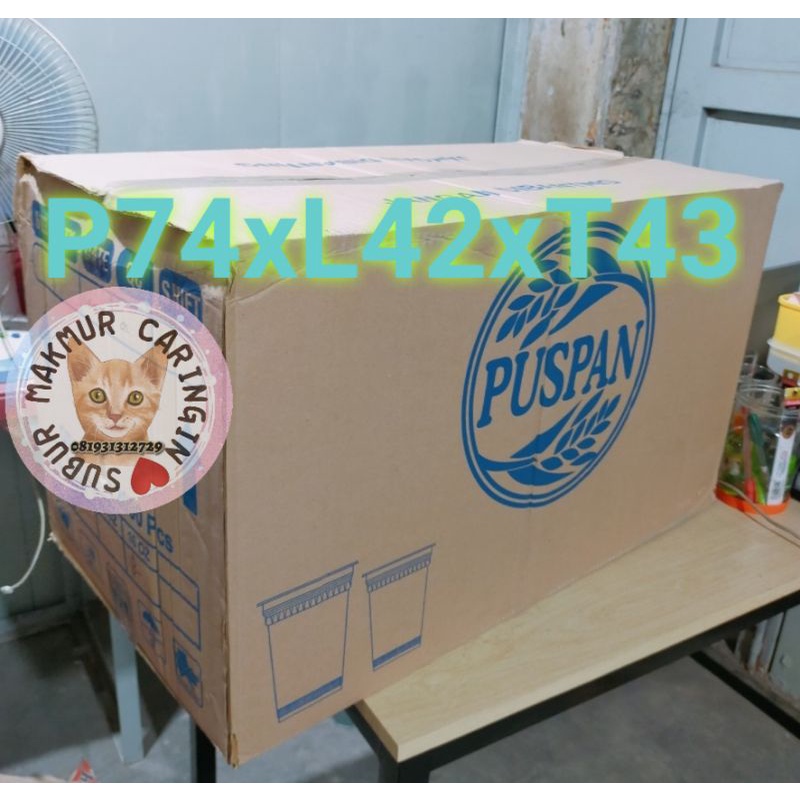 Jual Kardus Dus Besar Jumbo untuk pindahan atau packing. bekas Cup ...
