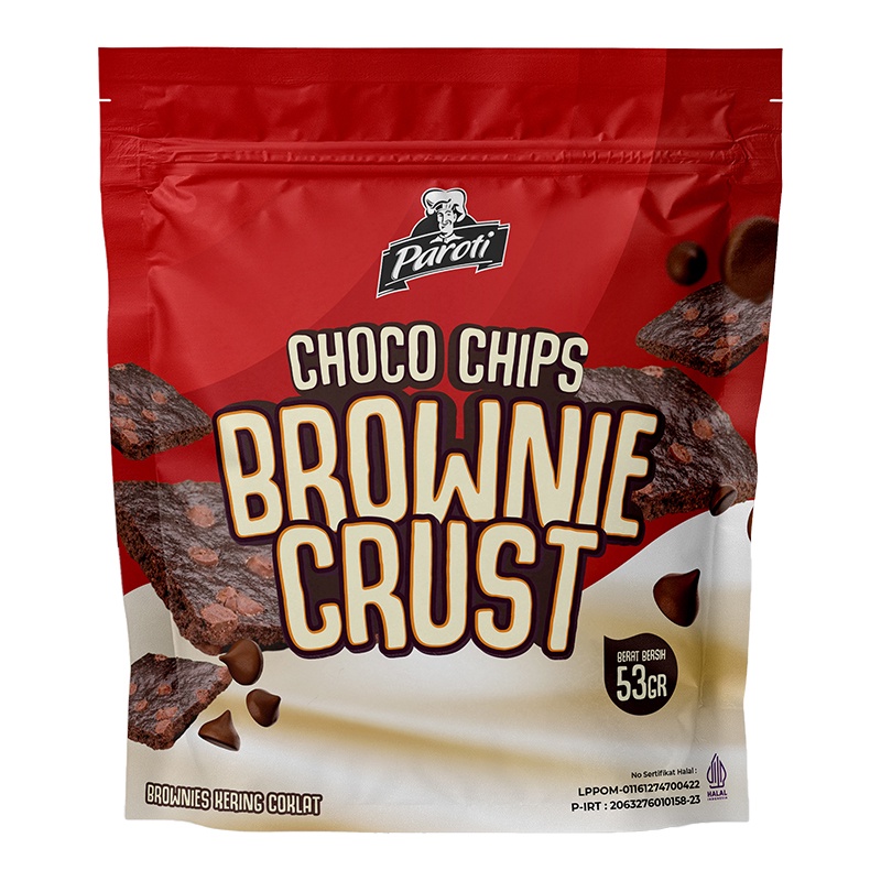 Jual Paroti Choco Chips Brownie Crust 53 g | Shopee Indonesia