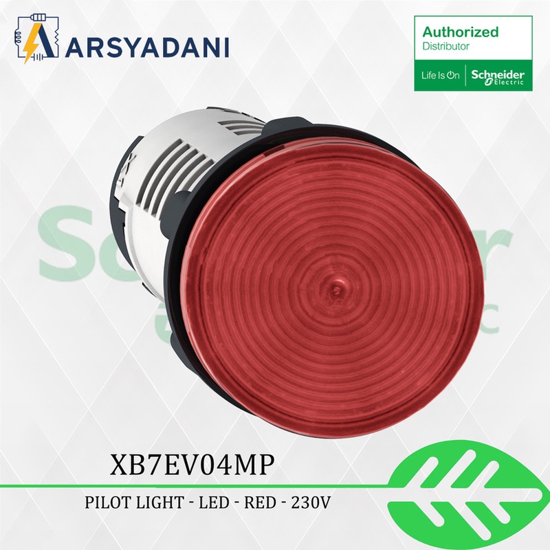 Jual XB7EV04MP - LED RED PILOT LIGHT SCHNEIDER 230V | Shopee Indonesia