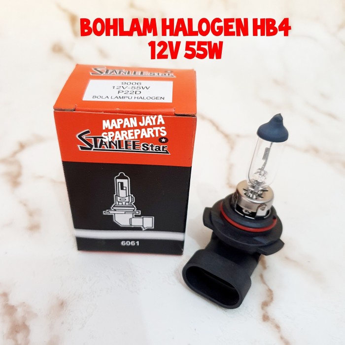 Jual BOHLAM LAMPU HALOGEN HB4 12v 55W STANLEE top brand | Shopee Indonesia