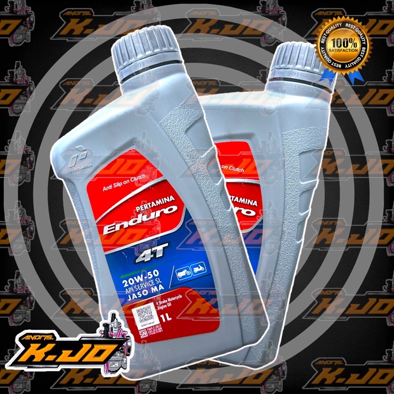 Jual Pertamina Enduro 4T 1 Liter 20w50 Oli Motor Sport Mobil 1L & 800ml ...