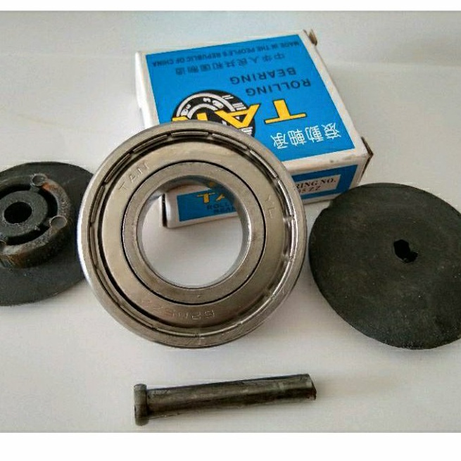 Jual Bearing 6205 ZZ TAN Roda Folding Gate + Tutup Bearing + Paku Keling | Shopee Indonesia