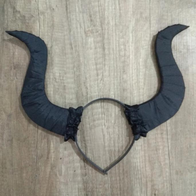 Jual Open DS] halloween bando tanduk devil hitam | Shopee Indonesia