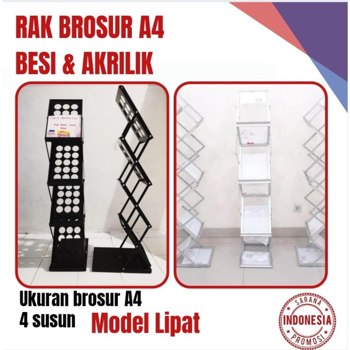 Jual Terlaris Rak Brosur Lipat / Rak Kertas Lipat / Rak Susun / Tempat ...
