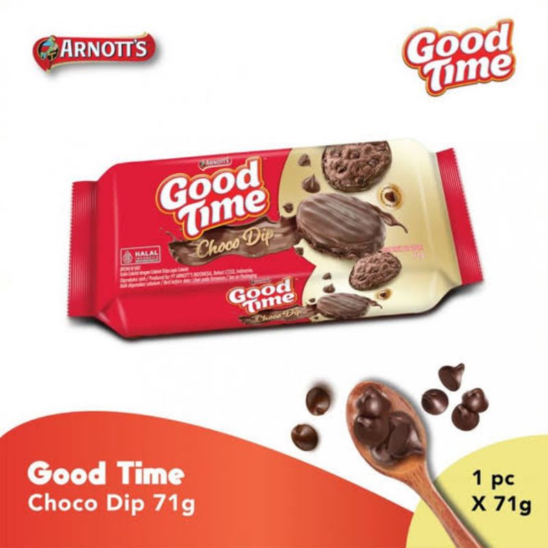 Jual GOODTIME Choco Dip 71gr | Shopee Indonesia