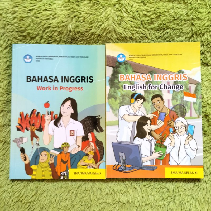 Jual ORIGINAL BUKU BAHASA INGGRIS WORK IN PROGRESS ENGLISH FOR CHANGE KELAS 10 11 SMA SMK ...