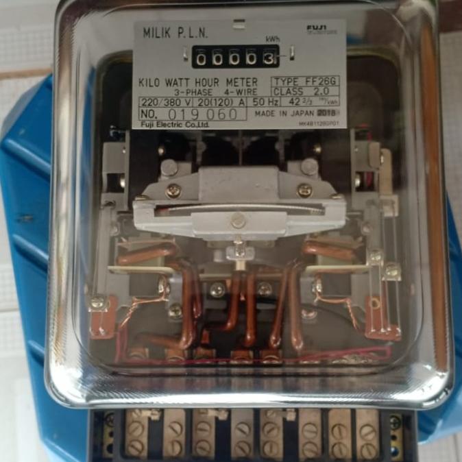 Jual KWH METER 3PHASE 20/120A FUJI DHARMA ELECTRIK | Shopee Indonesia