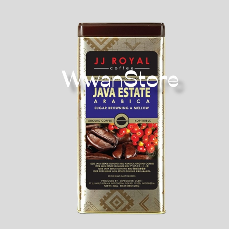 Jual Jj Royal Java Estate Arabica Ground 200gr | Shopee Indonesia