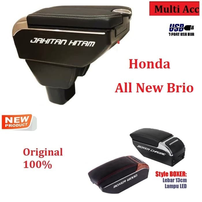 Jual CONSOLE BOX ALL NEW BRIO 2019 - SEKARANG MODEL SINGLE + USB ...