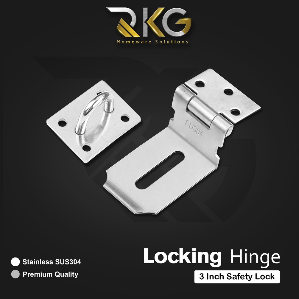 Jual KERG-72 RKG Overpal Siku Kecil 3 Inch / Kunci Pintu Overpal SUS ...