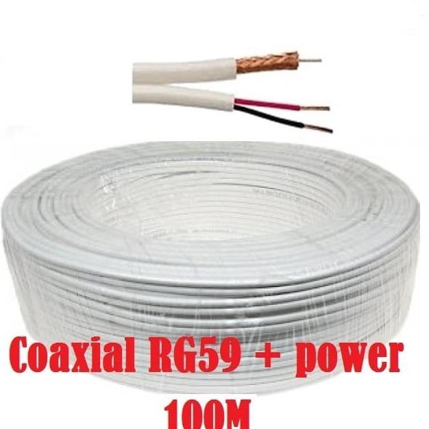 Jual Kabel CCTV Coaxial RG59 + Power 100M SPECTRA | Shopee Indonesia