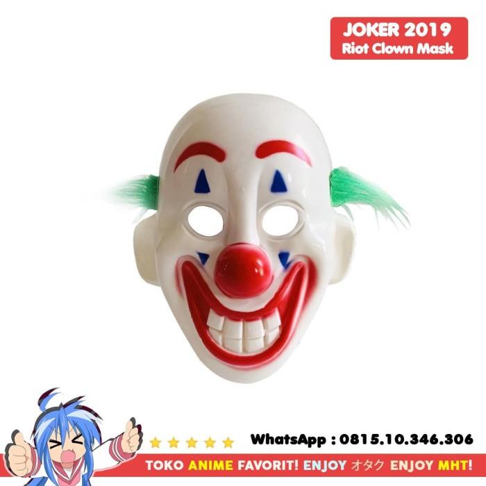Jual Topeng Halloween Joker Badut Riot Mask Arthur Fleck Cosplay Kostum ...