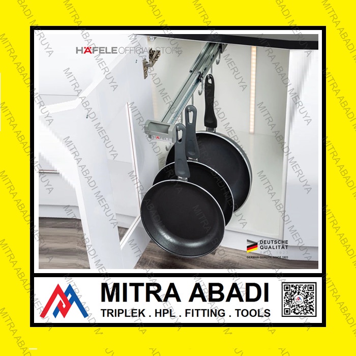 Jual Hafele Pan Hanger Penggantung Panci Wajan Gantungan Tarik Dorong ...