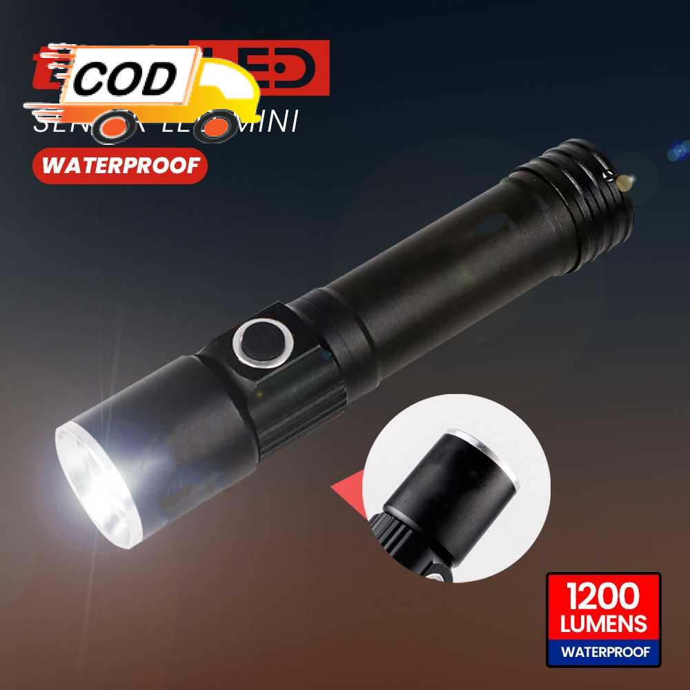 Jual Senter LED Terang 1200 Lumens Magnet Kokoh Ringan Tahan Air ...