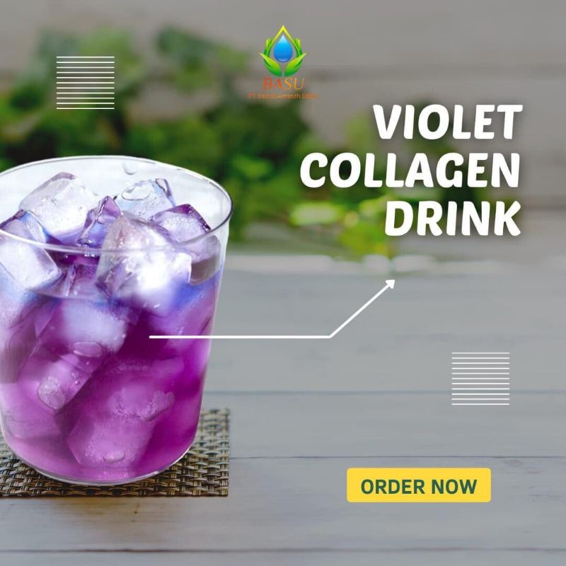 Jual (100% ORIGINAL) TSUBASU VIOLET COLLAGEN DRINK - 1PACK (6saset) FREE MEMBER - BASU MINUMAN ...