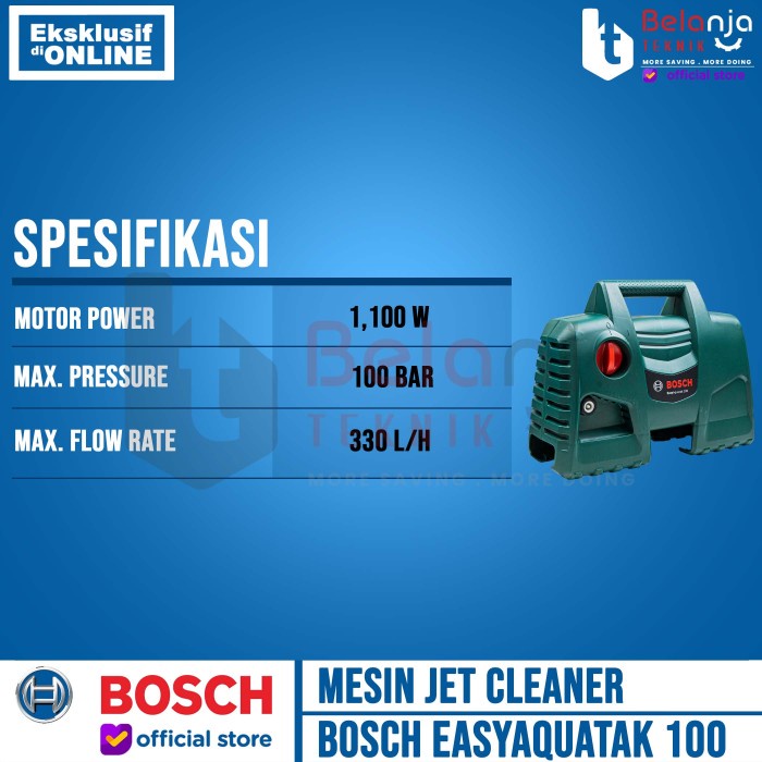 Jual Bosch Jet Cleaner Aquatak 100 1200 W + Degree Gun Trigger 360 100 ...