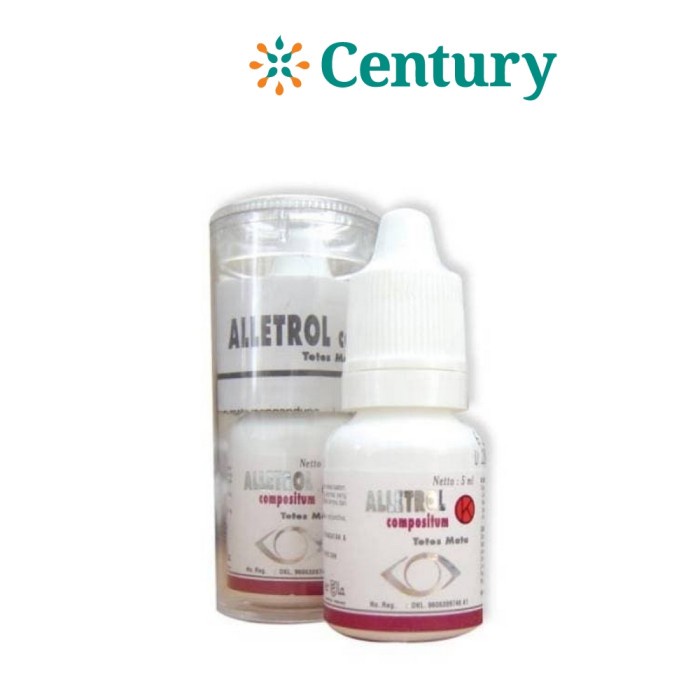 Jual ALLETROL EYE DROPS 5ML / RADANG MATA / INFEKSI MATA / OBAT MATA ...