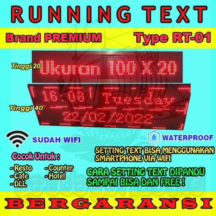 Jual Running Text / Moving Sign / Led / Advertising / Modul | Shopee ...