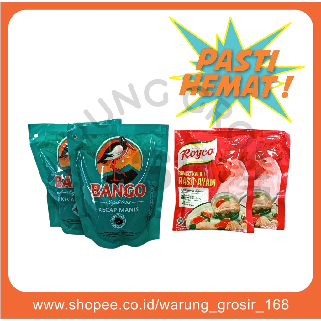 Jual Paket Bundling Kecap Bango Manis 210 ml + Royco Kaldu Ayam 94 gram ...