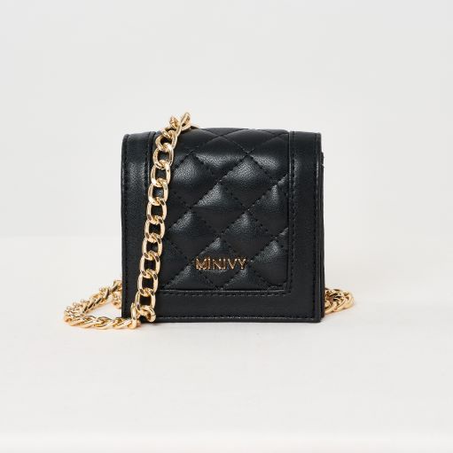 Jual Tas Wanita Mini Sling Bag Gemmie Black Minivy | Shopee Indonesia