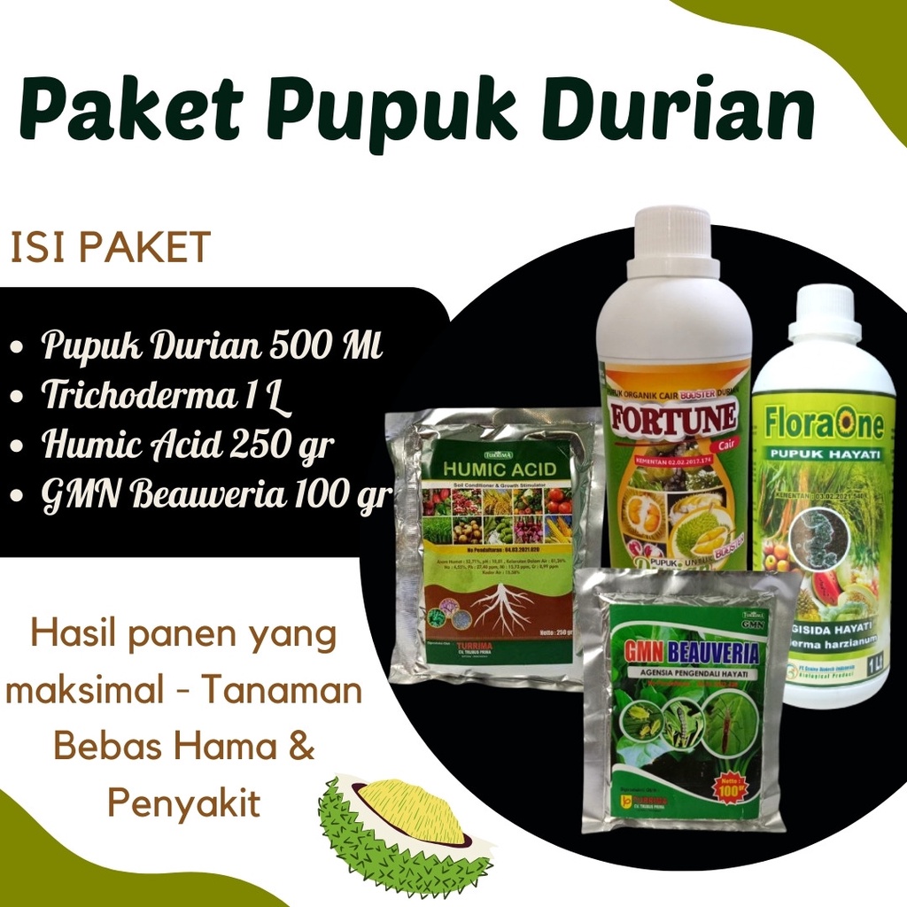 Jual Obat Pembasmi Hama Daun Durian, Paket Pupuk Pelebat Buah Durian ...