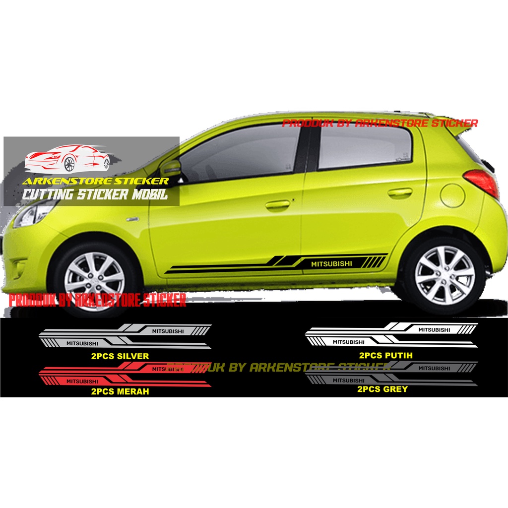 Jual stiker sticker mobil mitsubishi cutting sticker mobil mitsubishi ...